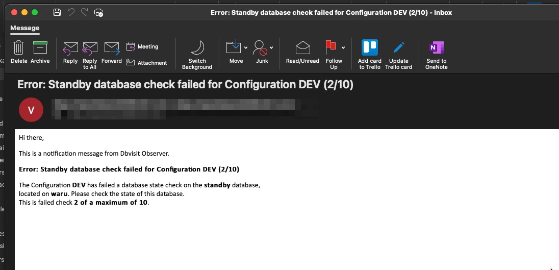 Observer - Automatic Failover – Dbvisit Support