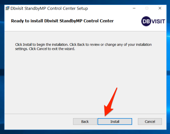 Installing Standby Multiplatform – Dbvisit Support