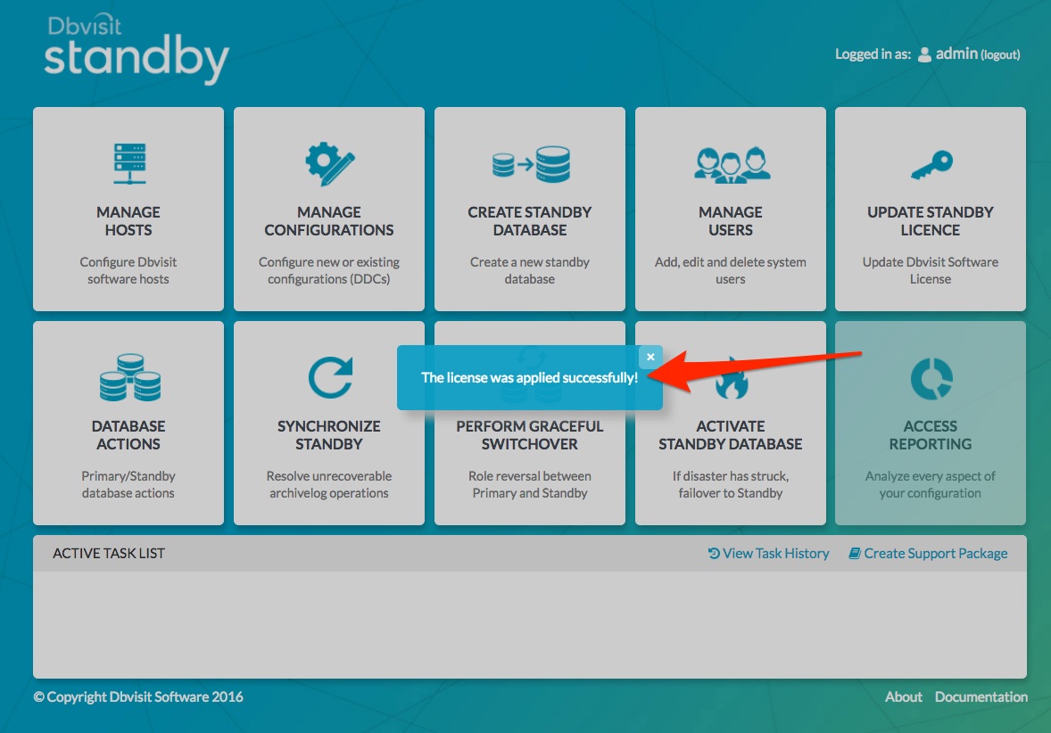 Dbvisit Standby License – Dbvisit Support