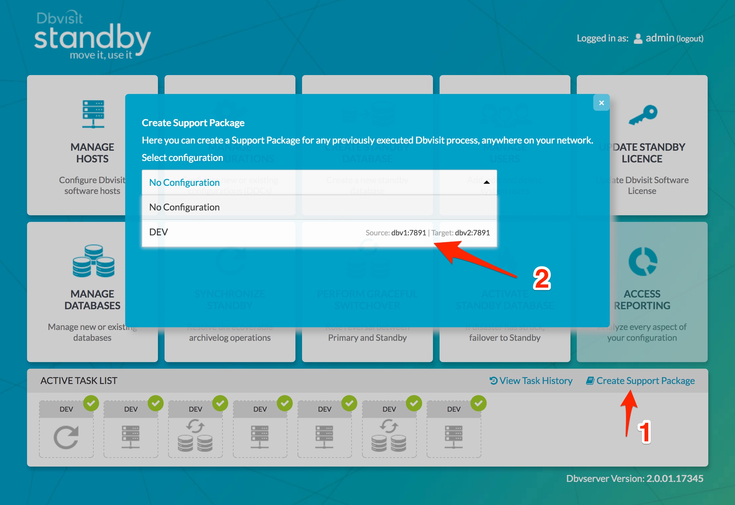 Troubleshooting – Dbvisit Support