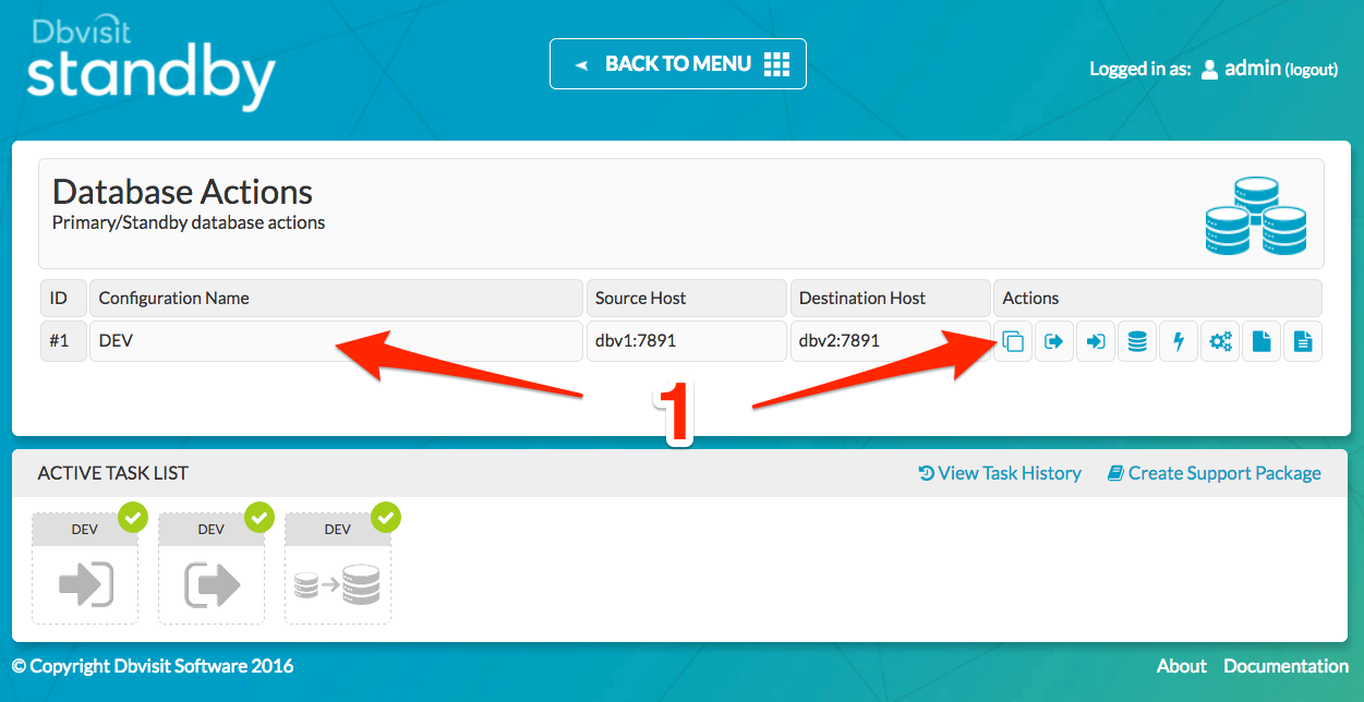 Reporting and Monitoring – Dbvisit Support