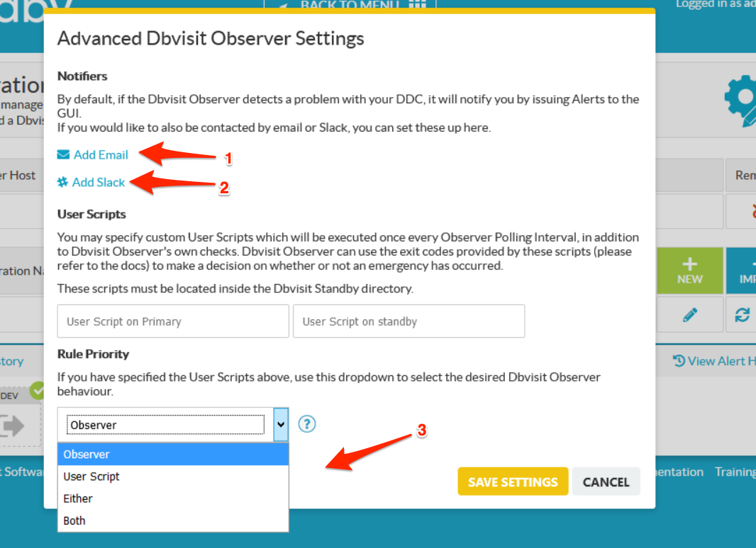 Automatic Failover - Dbvisit Observer – Dbvisit Support