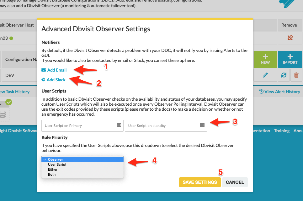 Automatic Failover - Dbvisit Observer – Dbvisit Support