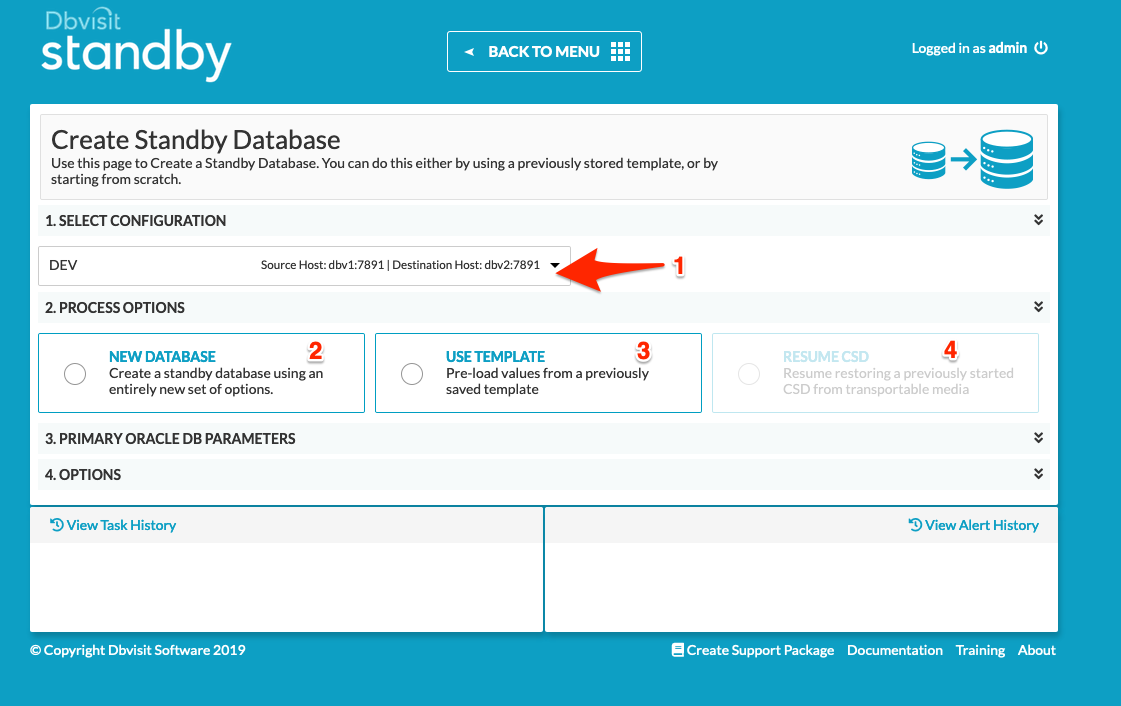 Create Standby Database (CSD) – Dbvisit Support