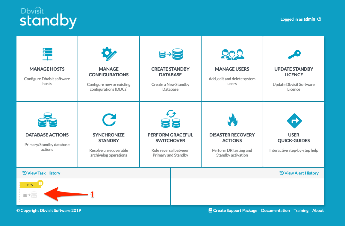 Create Standby Database (CSD) – Dbvisit Support