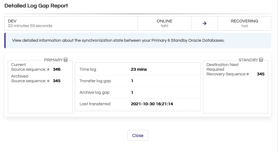 Miscellaneous Oracle Functions – Dbvisit Support