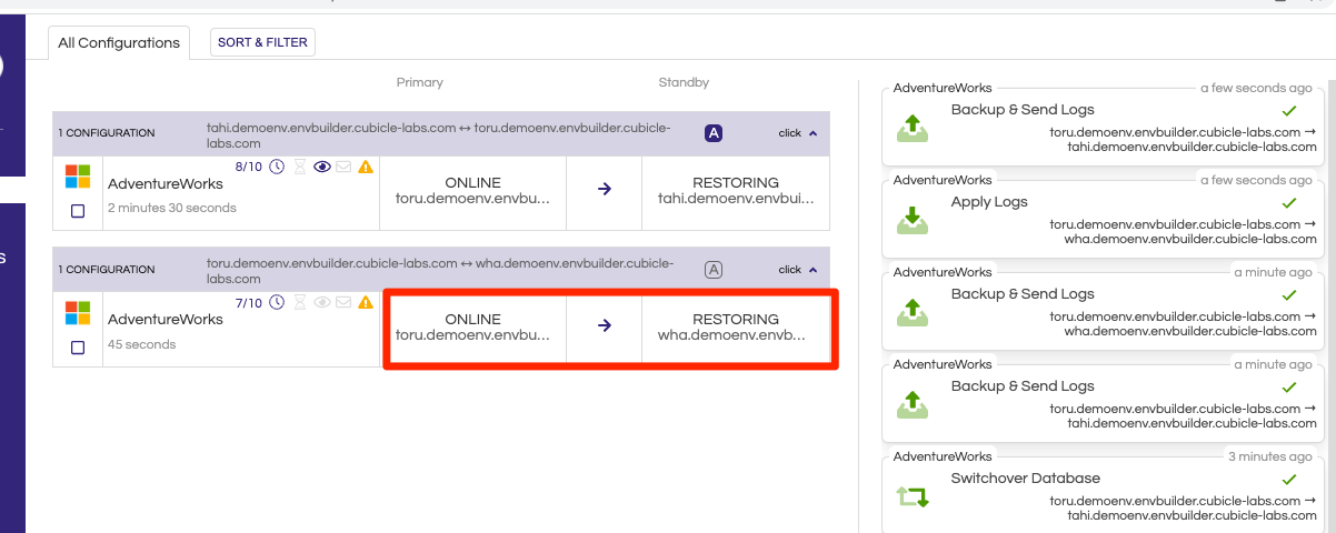 Create Dr Database For Sql Server Dbvisit Support 