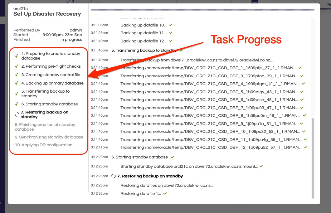 Create Dr Database For Oracle Dbvisit Support 8251