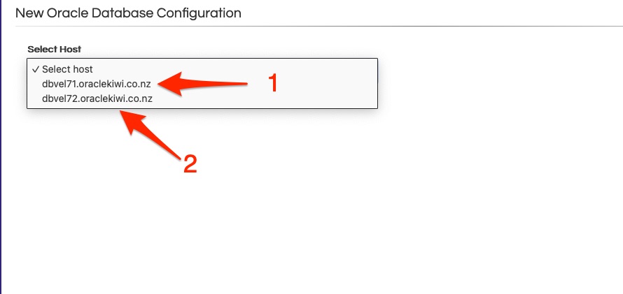 Create Oracle Configuration – Dbvisit Support