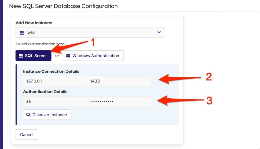 Create SQL Server Configuration – Dbvisit Support