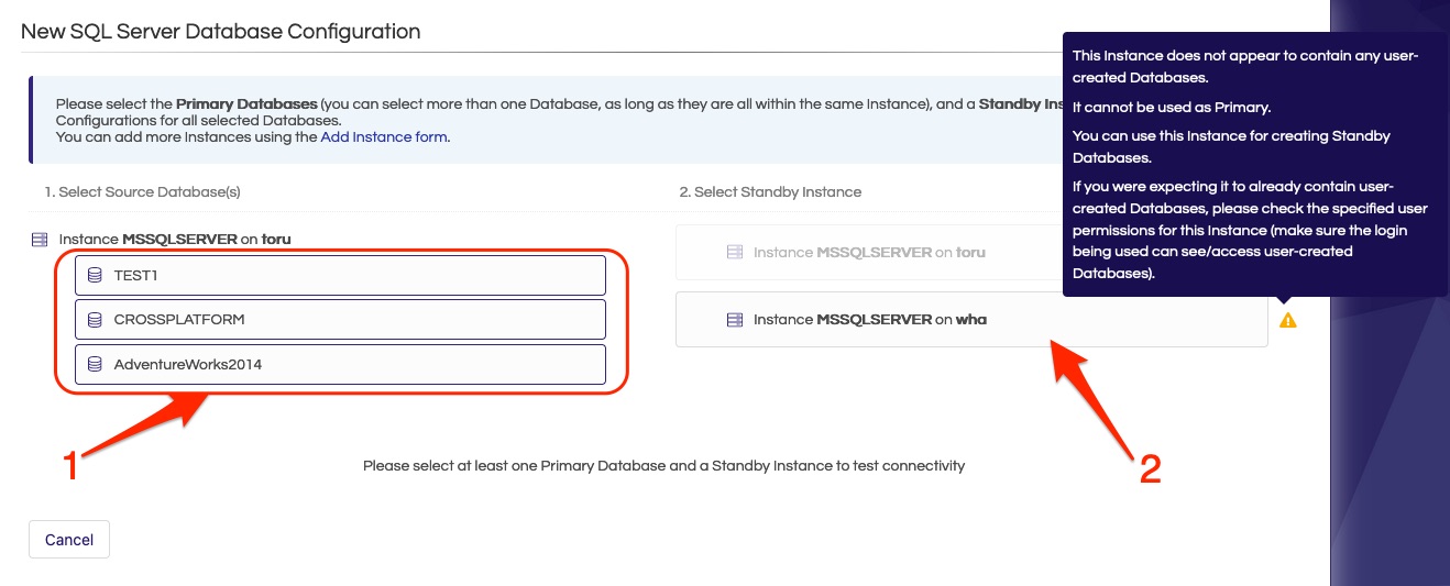 Create SQL Server Configuration – Dbvisit Support