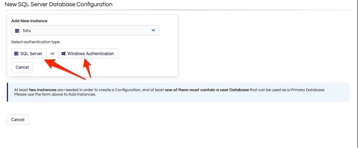Create SQL Server Configuration – Dbvisit Support