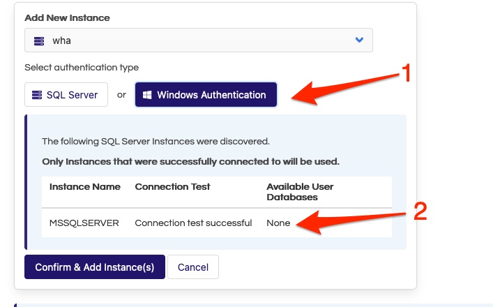 Create SQL Server Configuration – Dbvisit Support